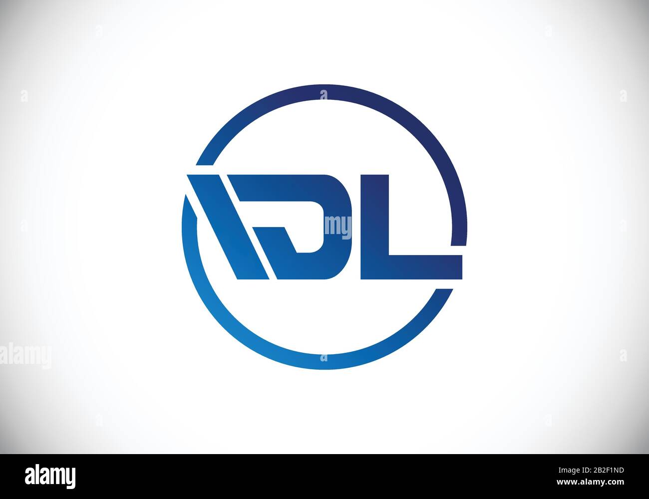 D L Initial letter logo design, Creative Modern Letters Vector Icon ...