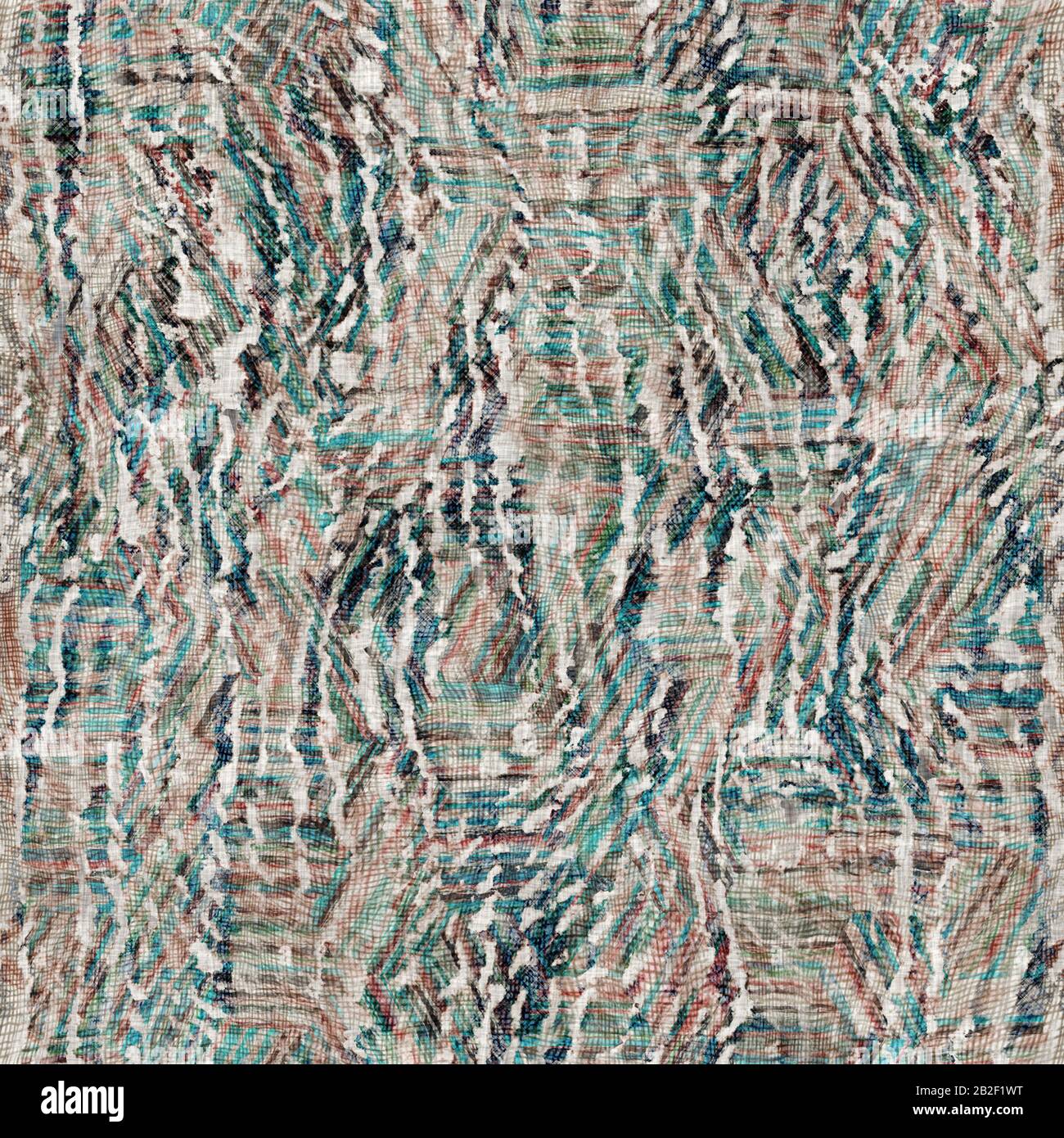 Seamless mixed media collage design in old aged worn look. Hand ...