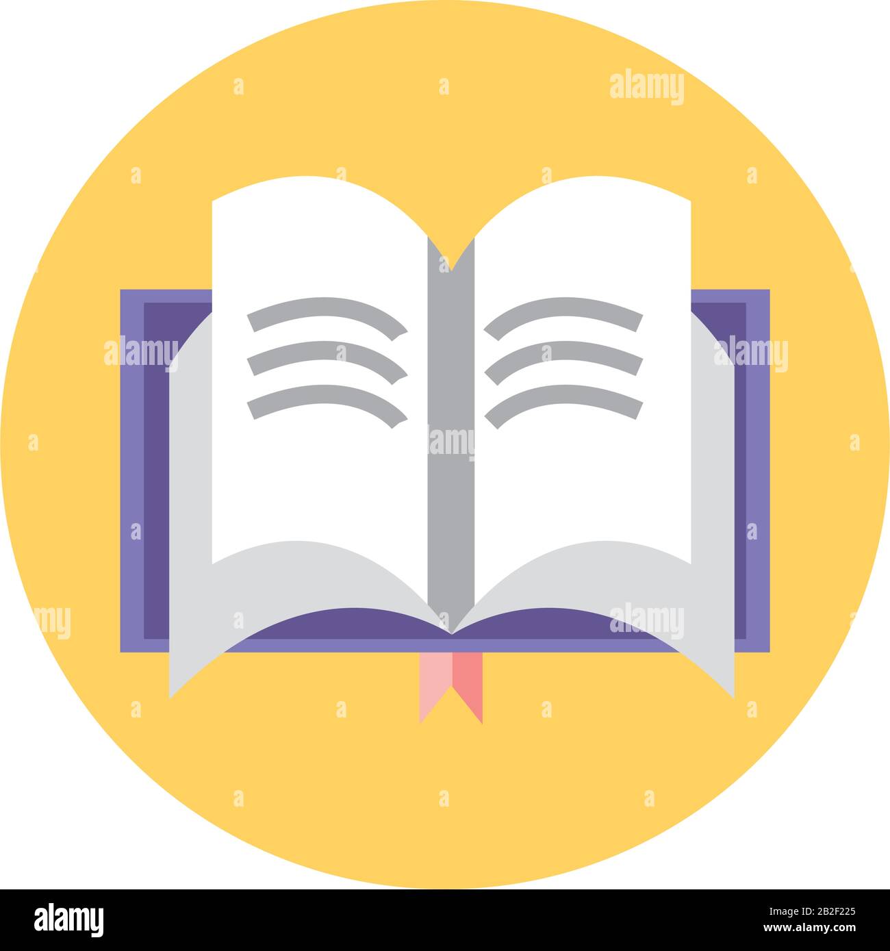 opened book over white background, block style icon, vector ...