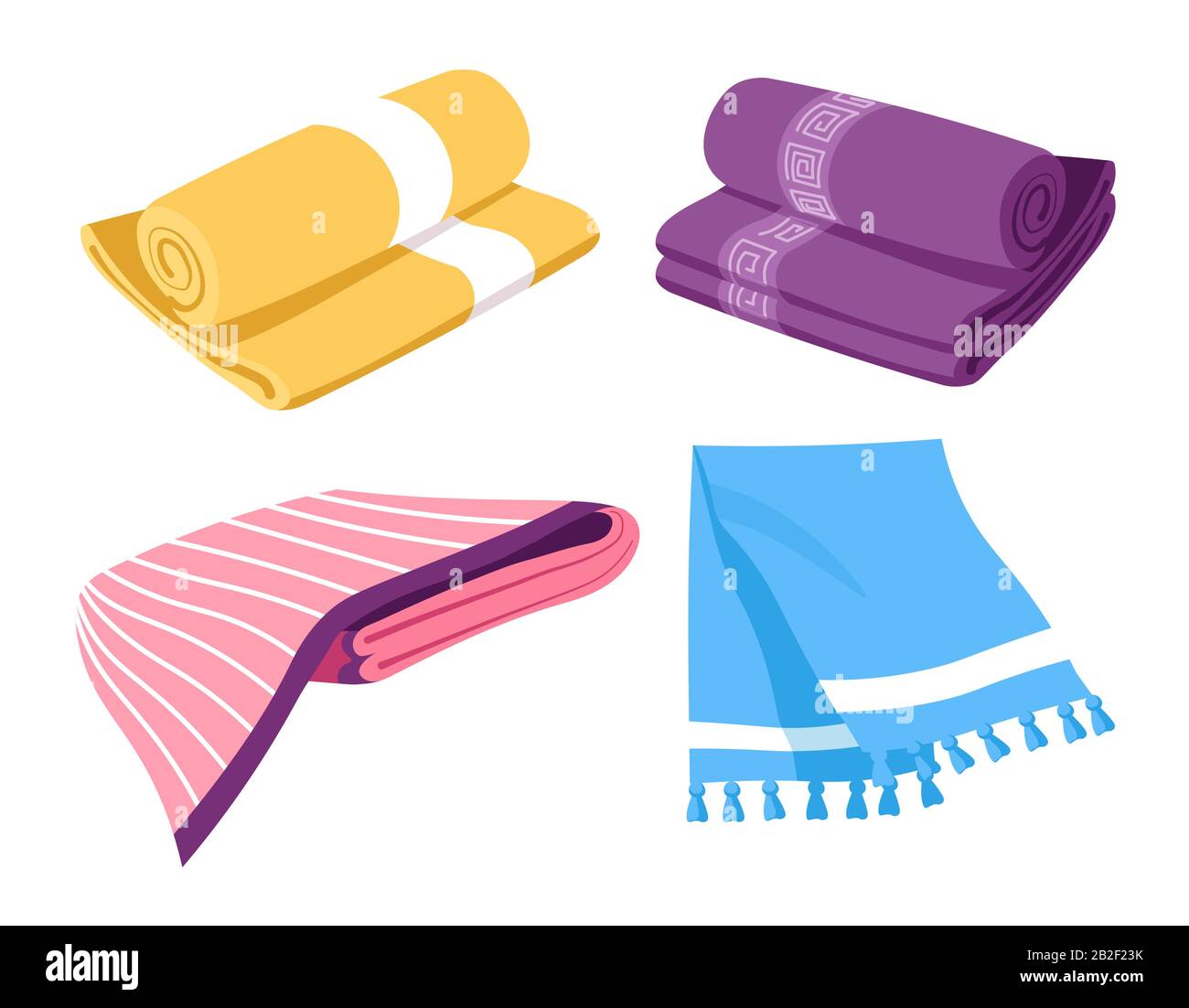 Kitchen handkerchief towel color Cut Out Stock Images & Pictures - Alamy