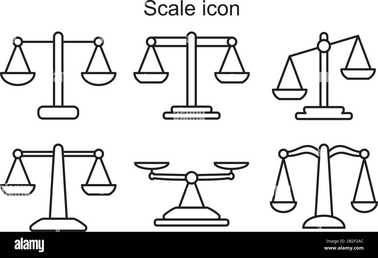 scale icon template black color editable. scale icon symbol Flat vector ... scale icon template black color editable. scale icon symbol Flat vector ...