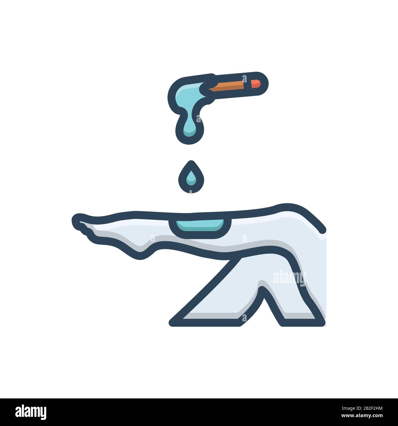 Wax hair removal icon Cut Out Stock Images & Pictures - Alamy