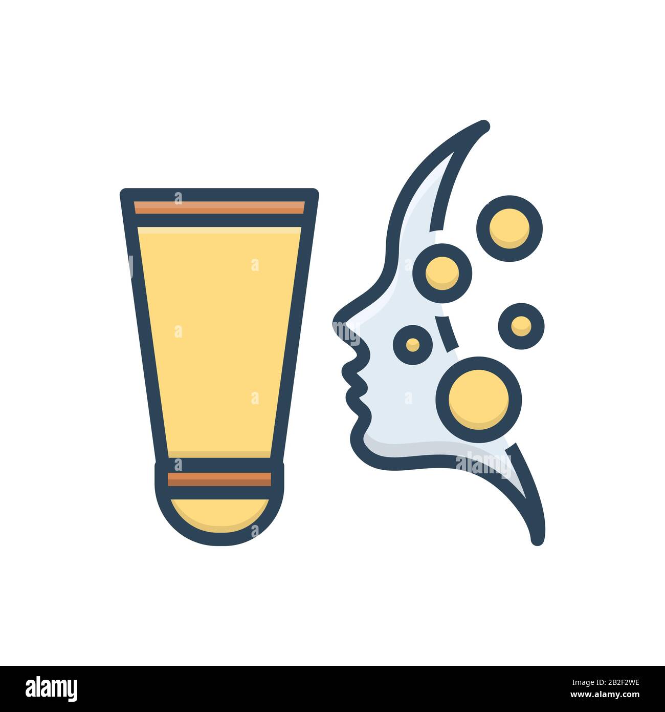 Facial scrub exfoliating Stock Vector Images - Alamy