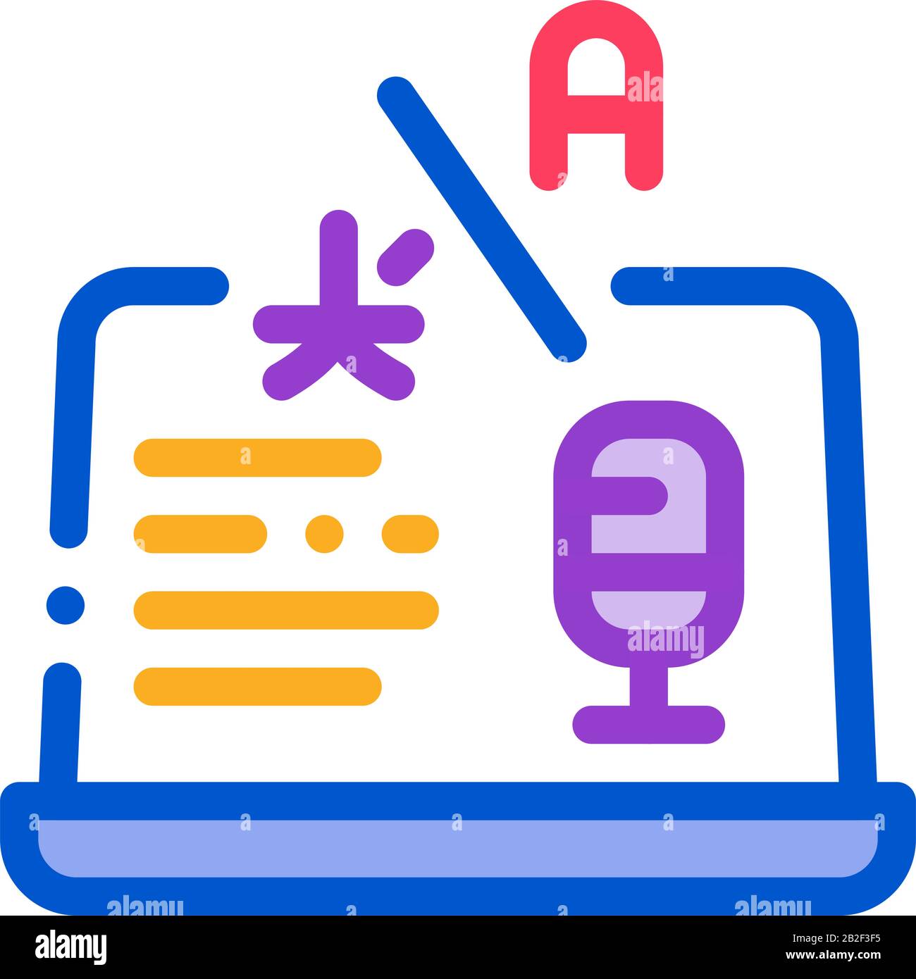 Study program thin line hi-res stock photography and images - Alamy
