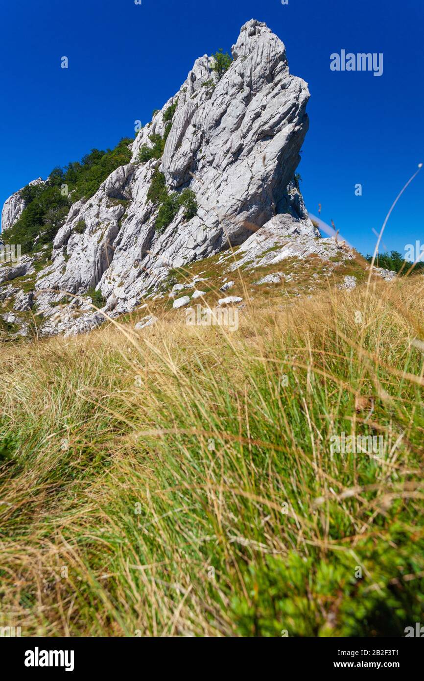 Dabarski kukovi rocks on the Velebit mountain, Croatia Stock Photo - Alamy