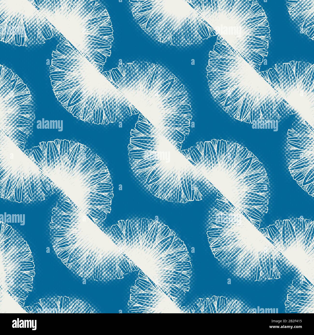 Blue pen ink crosshatch seamless pattern design Stock Photo - Alamy