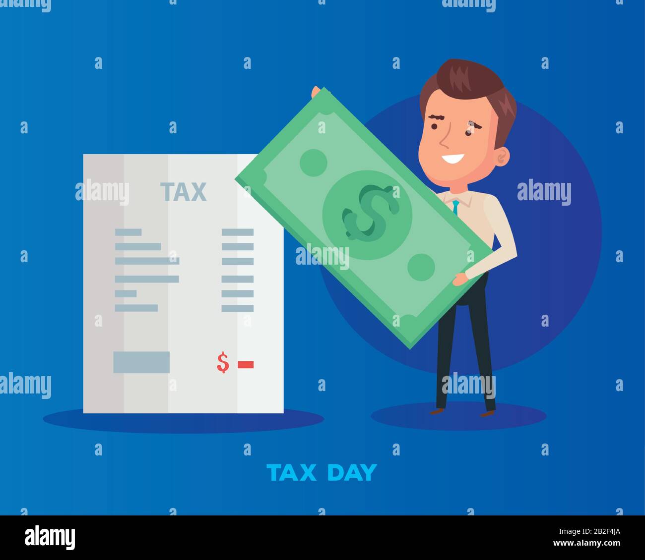 Tax bill poster Stock Vector Images - Alamy