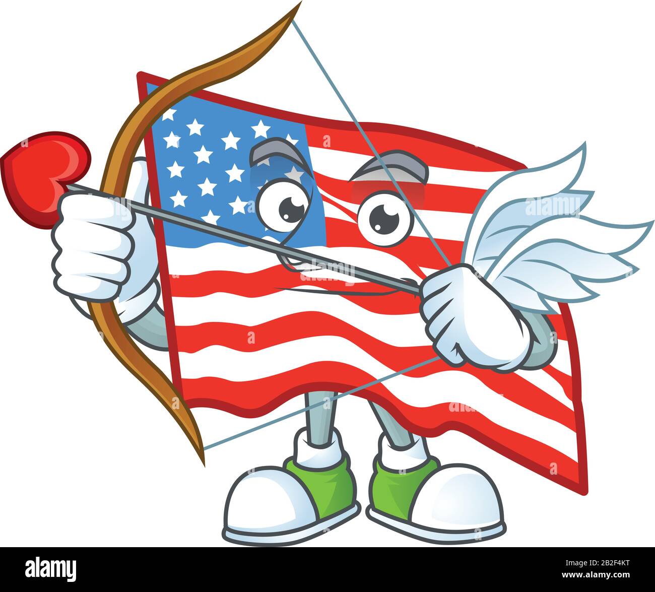 American flag angel wings hi-res stock photography and images - Alamy