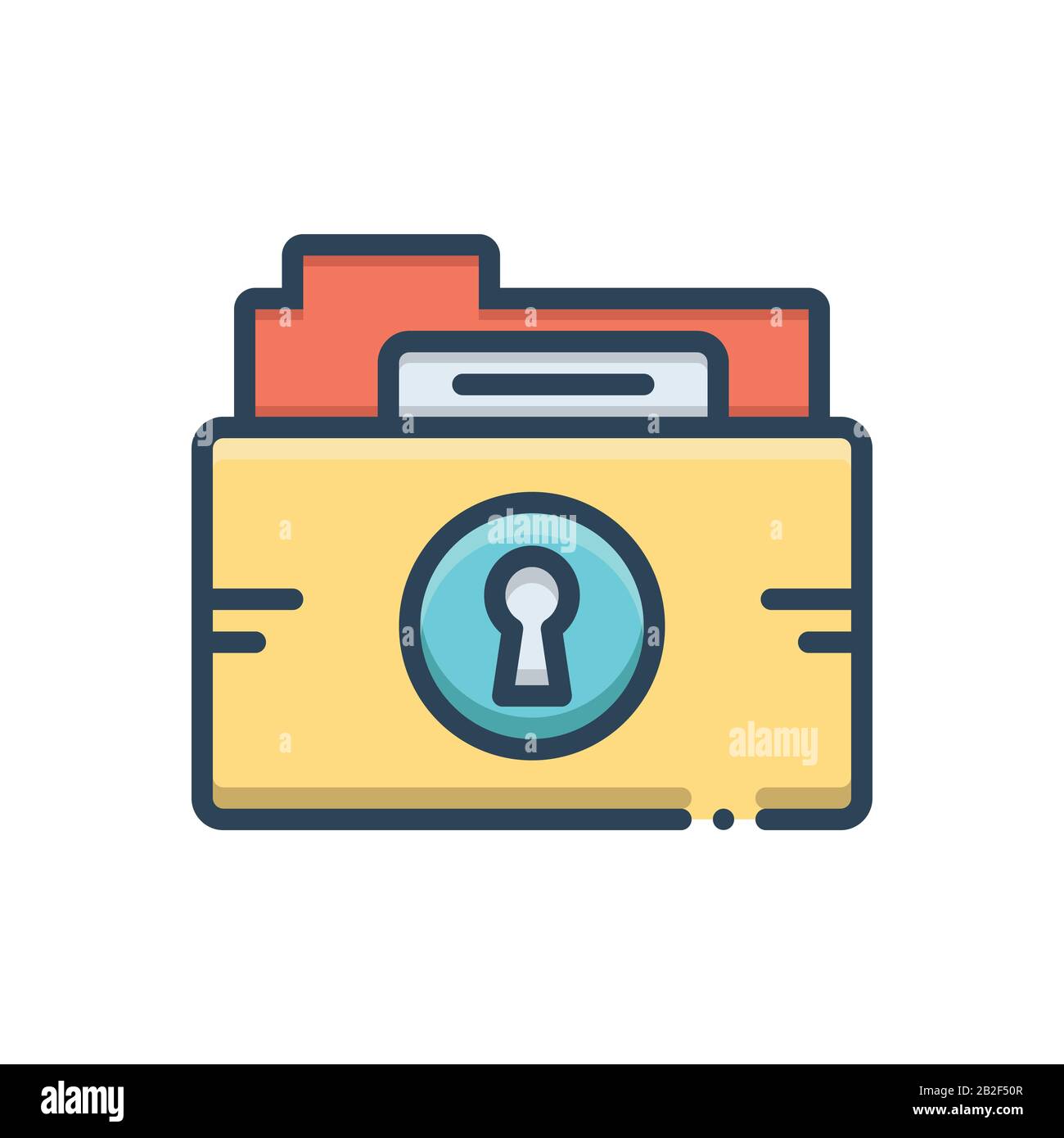 Icon for folder,protection Stock Vector Image & Art - Alamy
