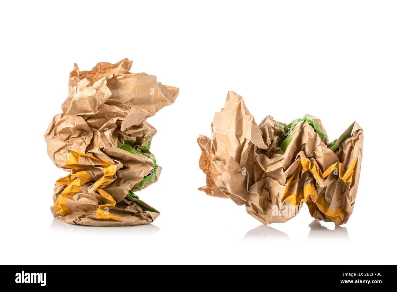 Crumpled paper lunch bag hi-res stock photography and images - Alamy