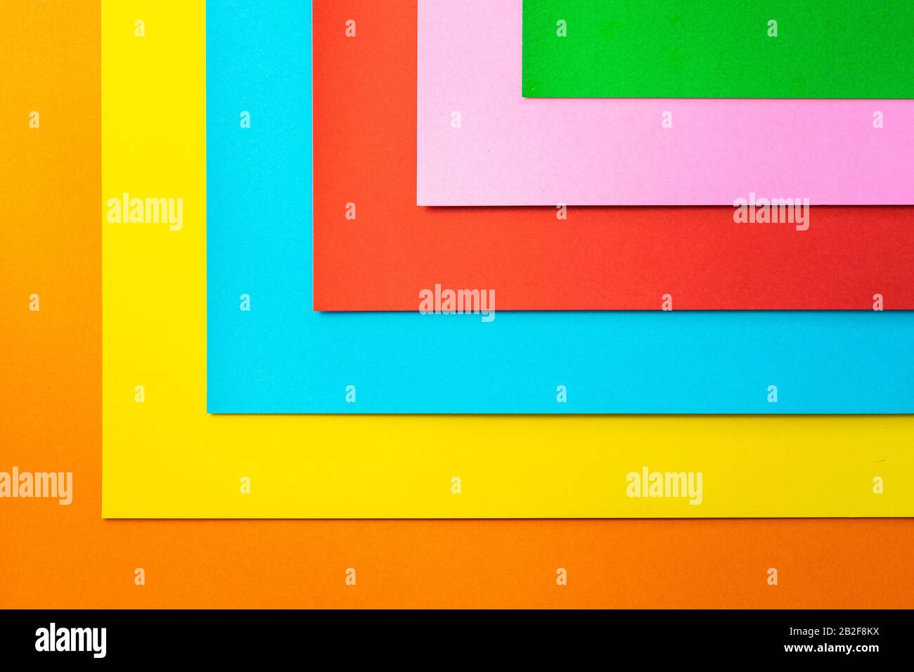 Top view different color of hard paper for design Stock Photo - Alamy