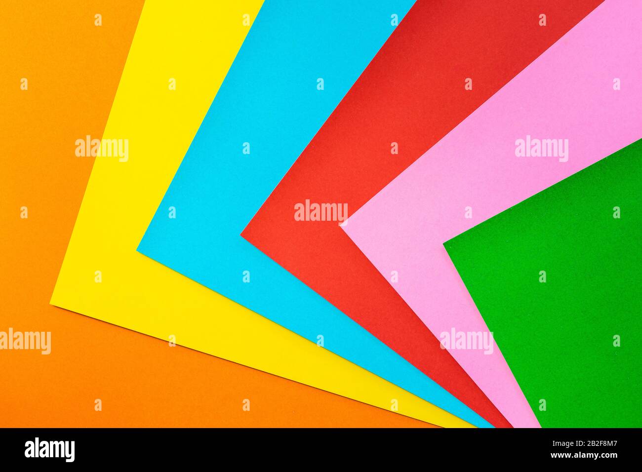 Top view different color of hard paper for design Stock Photo - Alamy