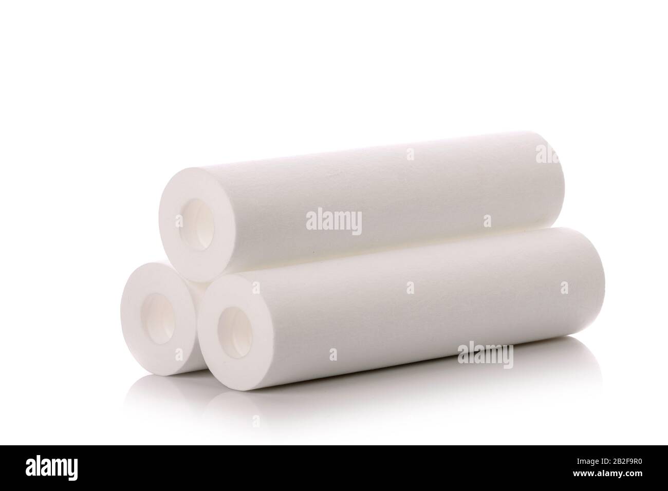 New white water filter isolated on white background Stock Photo - Alamy