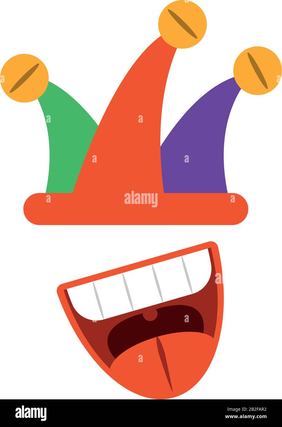 face expression comic, fools day vector illustration design Stock ...