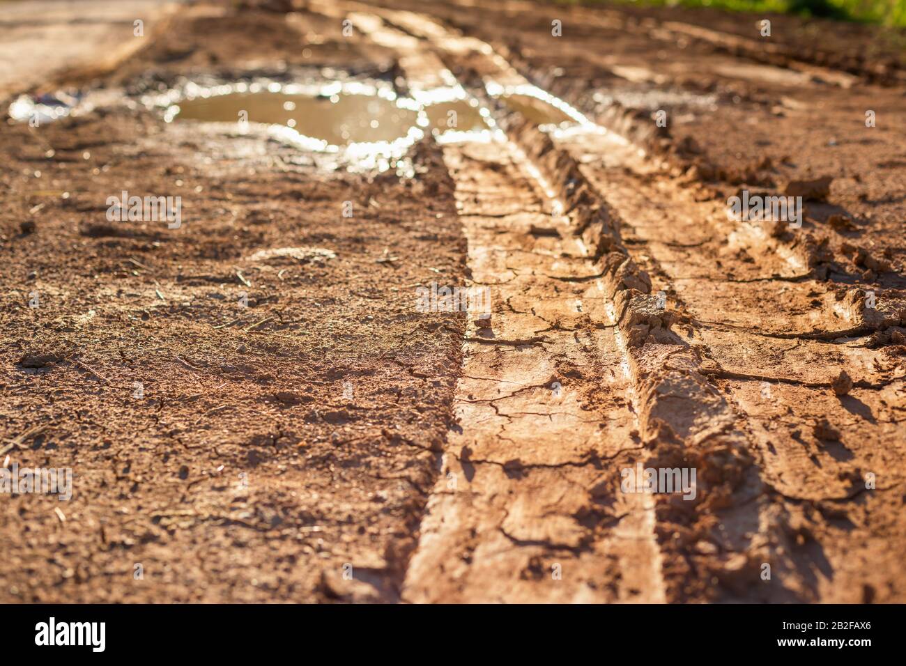 Wet dirt tyre mark hi-res stock photography and images - Alamy