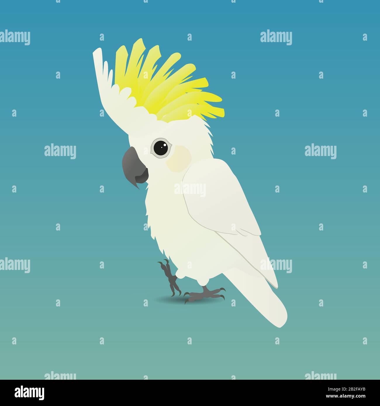 White cockatoo Stock Vector Images - Alamy