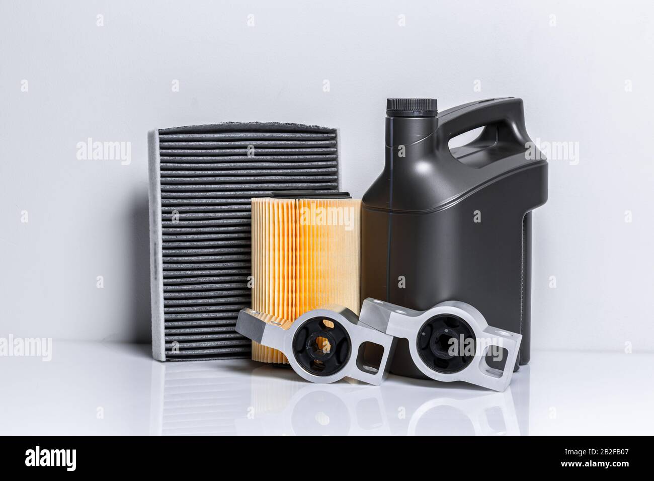 car parts on a white background. creative photo Stock Photo - Alamy