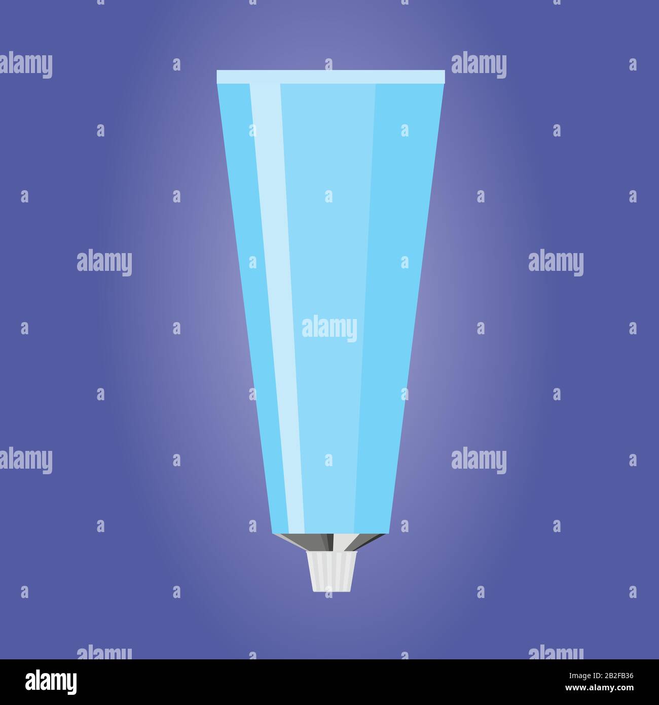 Blue tube packaging Stock Vector Images - Alamy