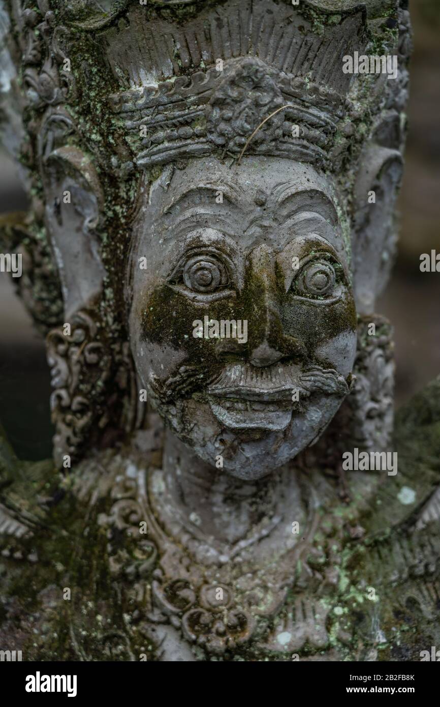 Statue at the Tirta Gangga palace in Bali Indonesia Stock Photo - Alamy