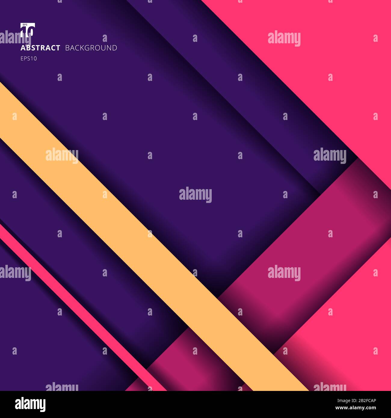Abstract Background Geometric Stripes Vibrant Color Overlapping Layer