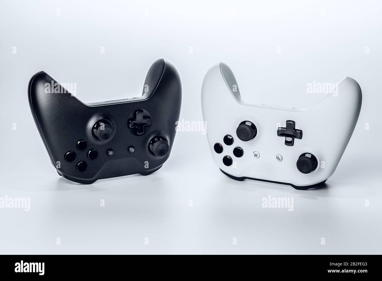 video game controller isolated on white background. creative photo ...
