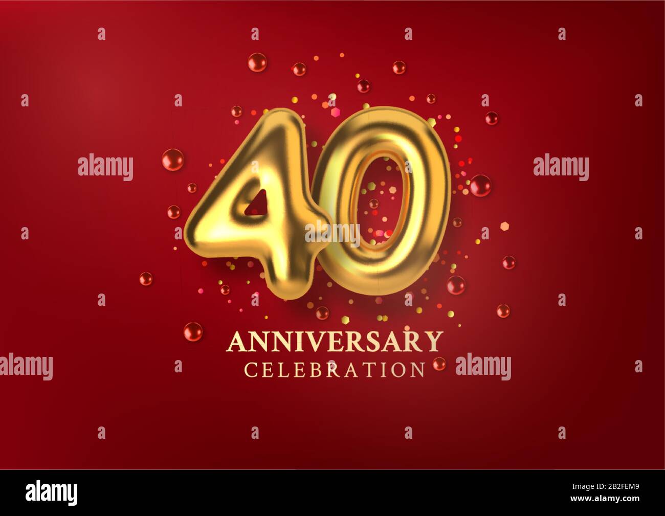40 40th Stock Vector Images - Alamy