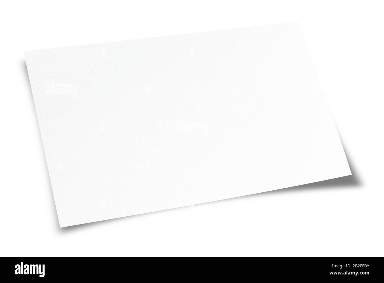 White Paper sheet background - isolated on white Stock Photo - Alamy