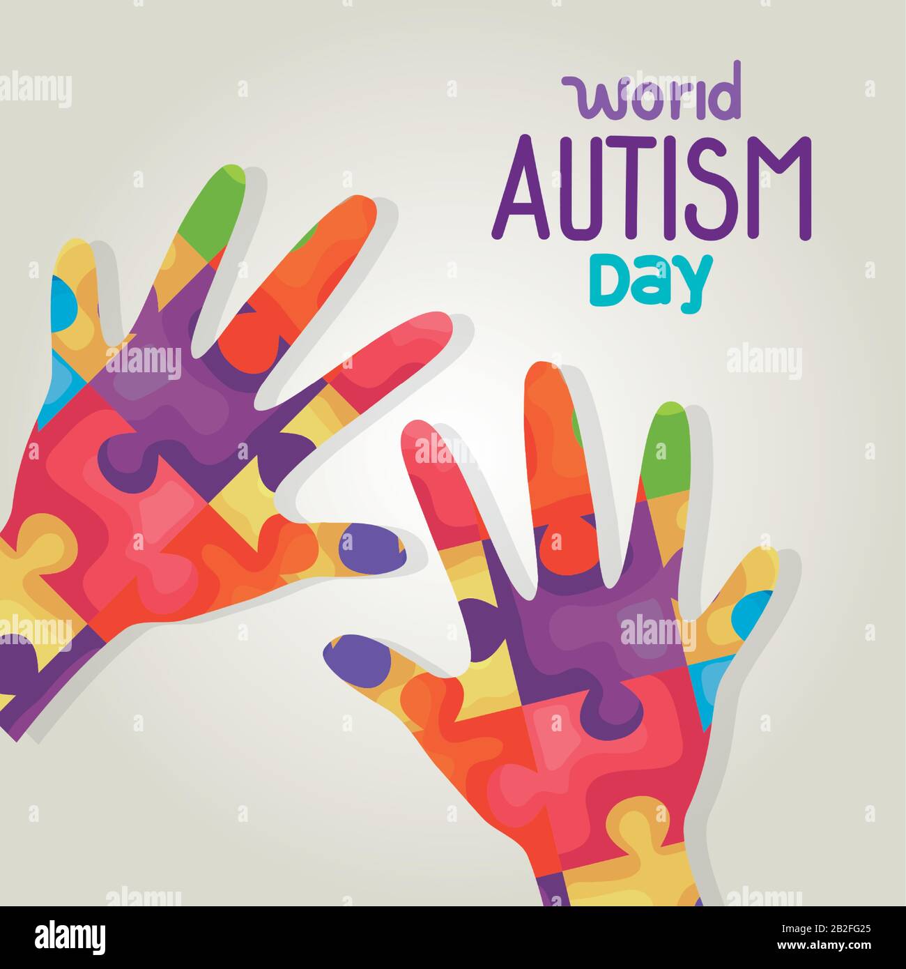 Autism hands Stock Vector Images - Alamy