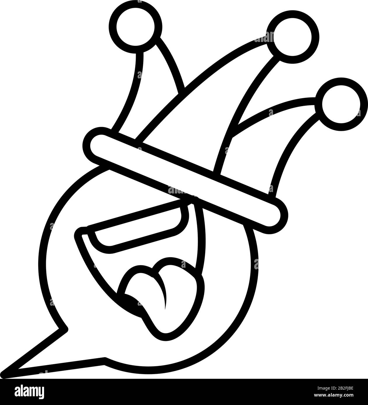 emoji with face comic, fool day vector illustration design Stock Vector ...