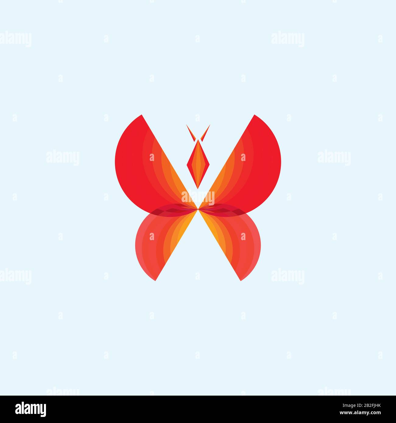 Butterfly Logo Design Template Stock Vector Image & Art - Alamy