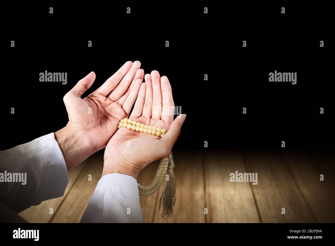 Muslim Praying Hands Background