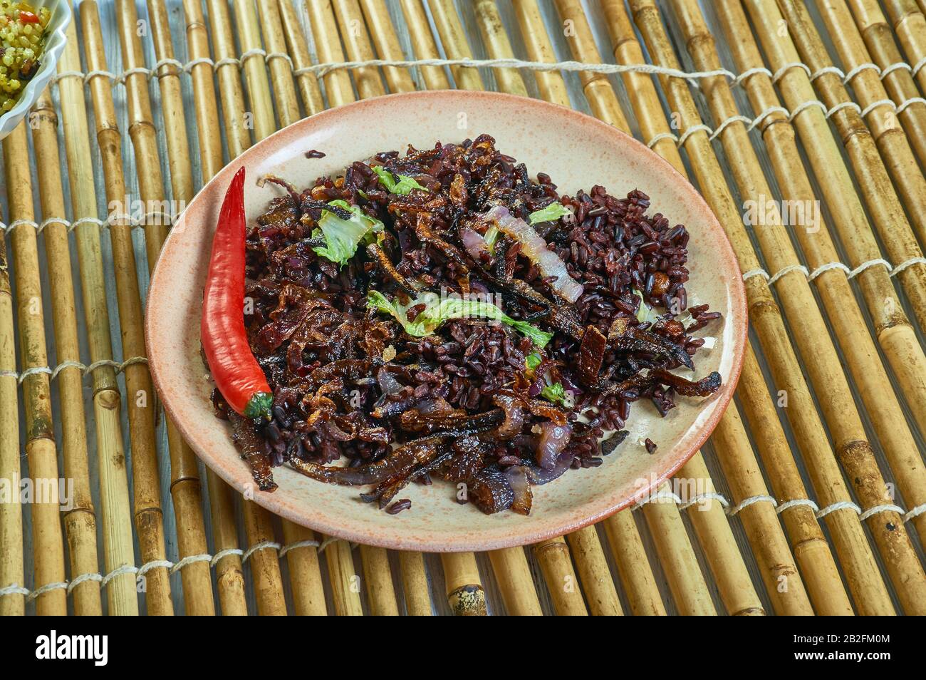Caramelized Red Onion Black Rice with Tamarind - Imli chawal, common ...