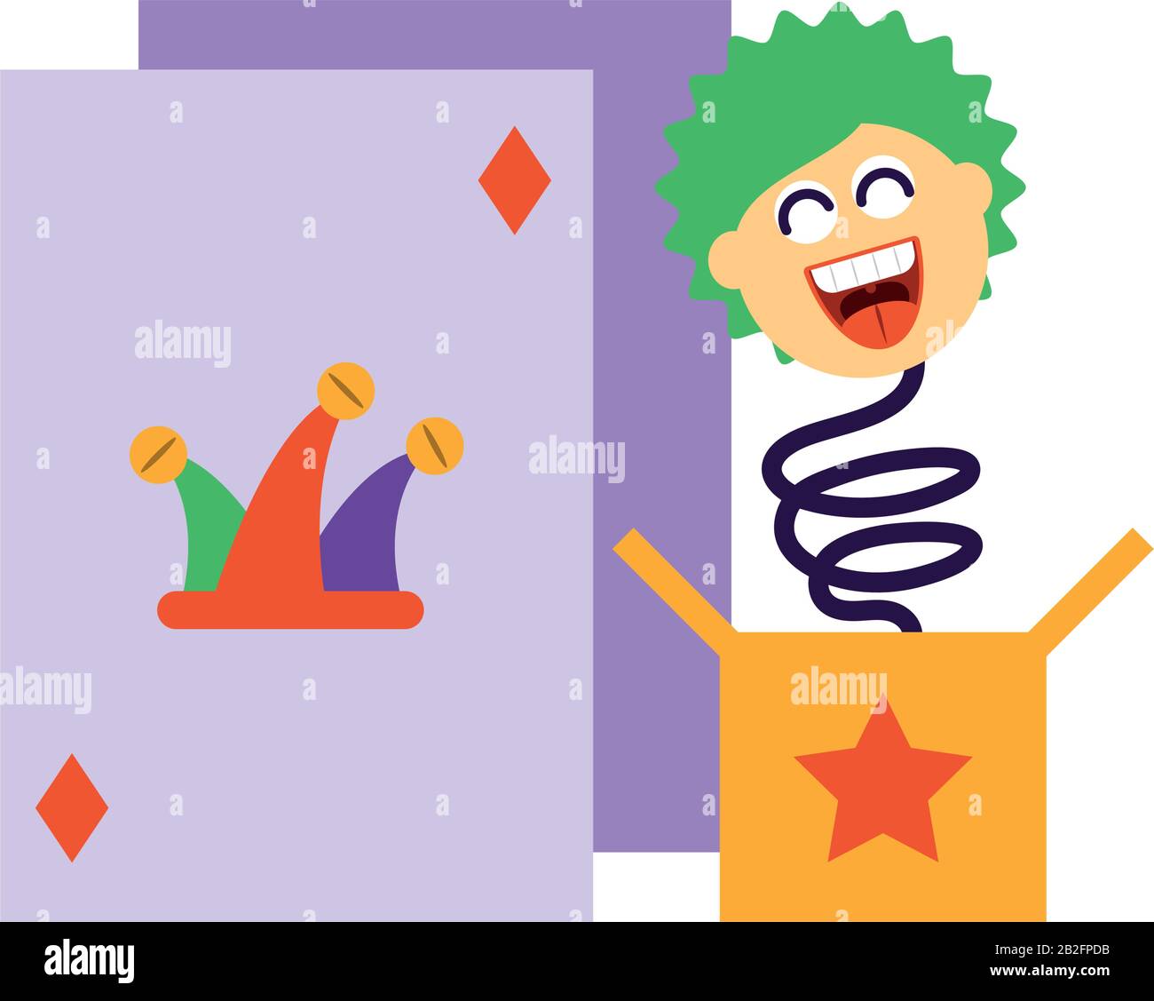 Joke playing card Cut Out Stock Images & Pictures - Alamy