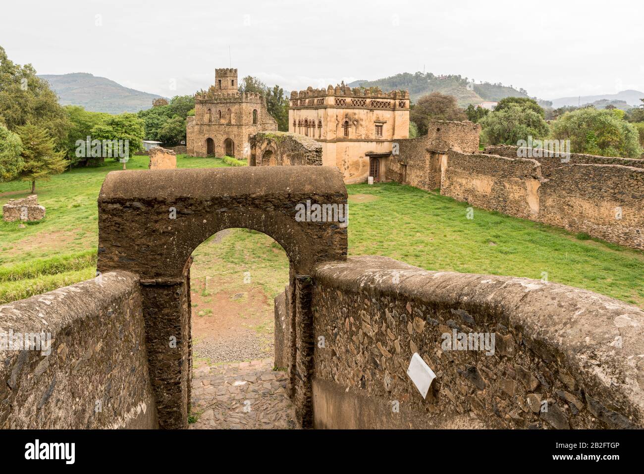 Fasiladas' Archive and Library as seen from Fasiladas' Palace, in the ...
