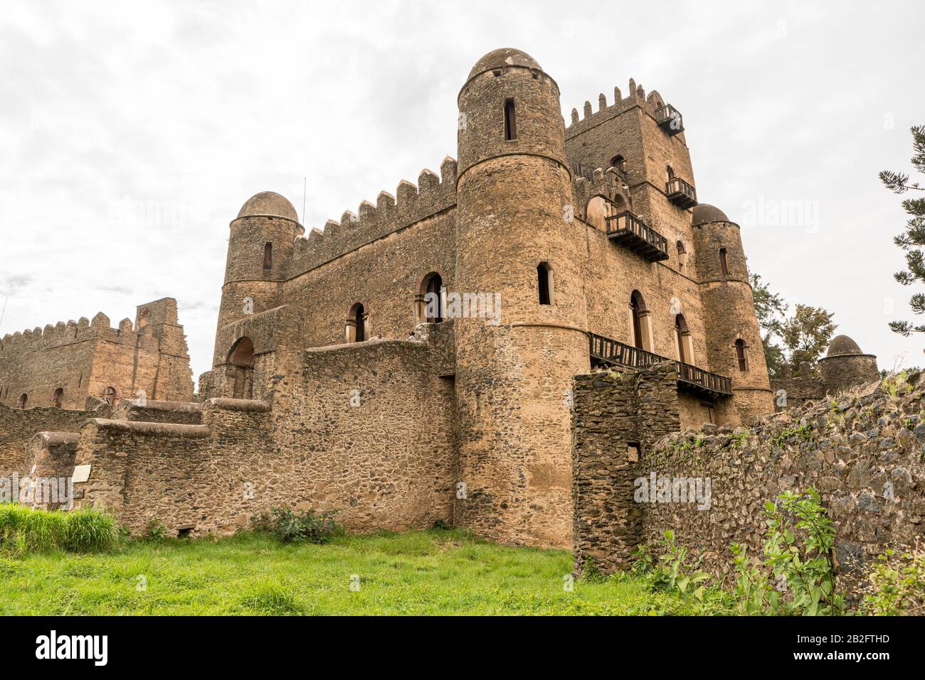 Fasiladas' Palace in the Royal Enclosure (Fasil Ghebbi) in Gonder ...