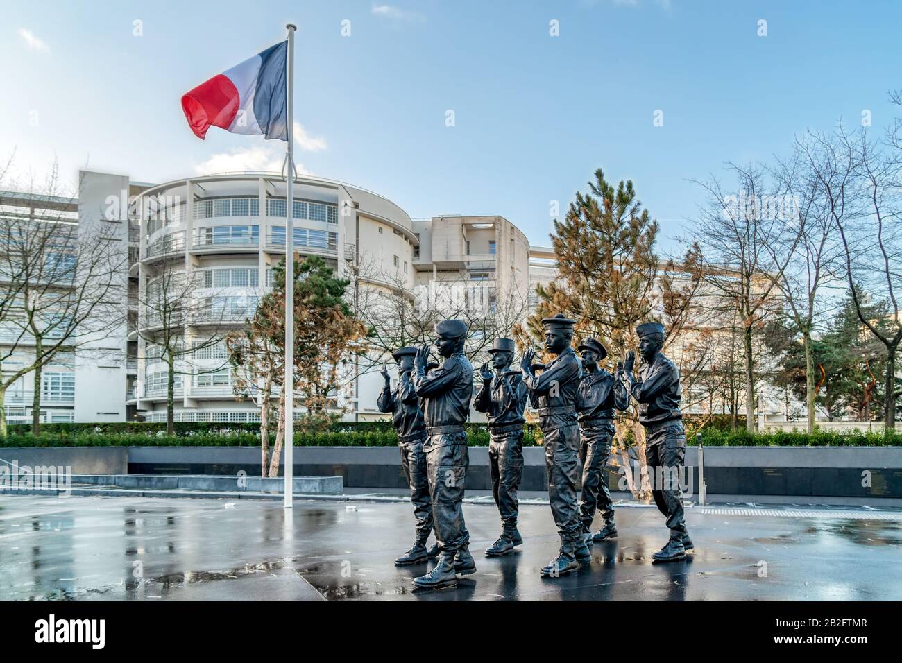 Monument to death in french military external operations - Paris Stock ...