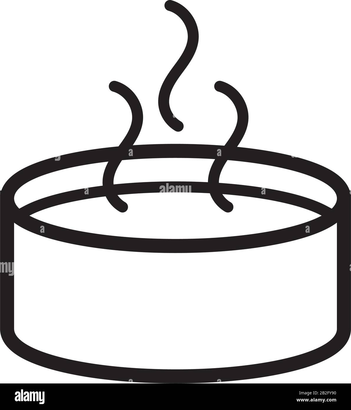 cream pot scent spa line style Stock Vector Image & Art - Alamy