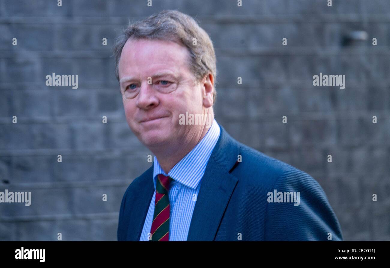 London, UK. 3rd Mar, 2020. Alister Jack MP PC Scottish Secretary ...