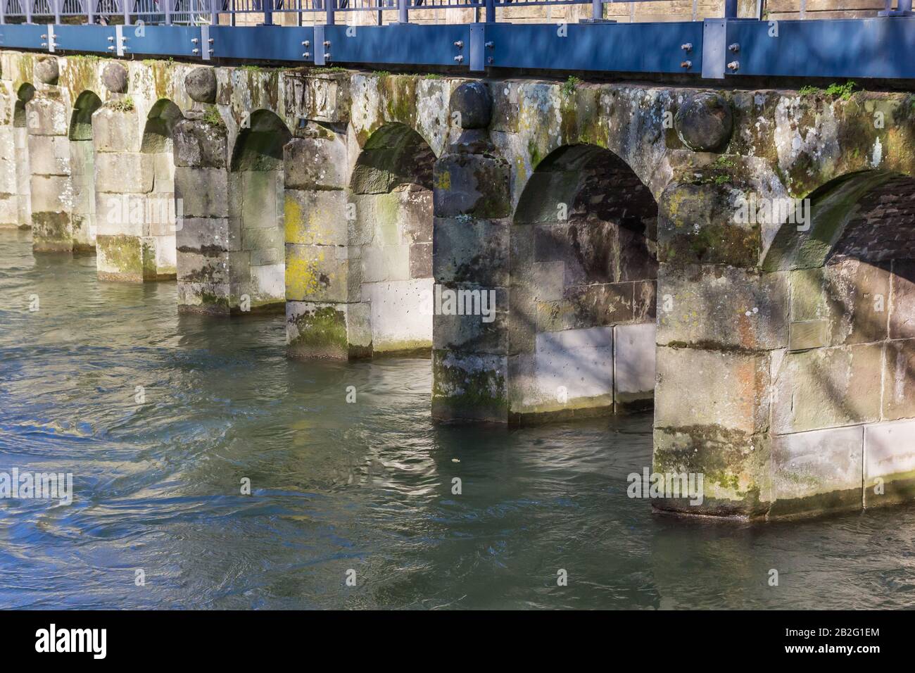 Old stone bridge in historic city Lippstadt, GErmany Stock Photo - Alamy