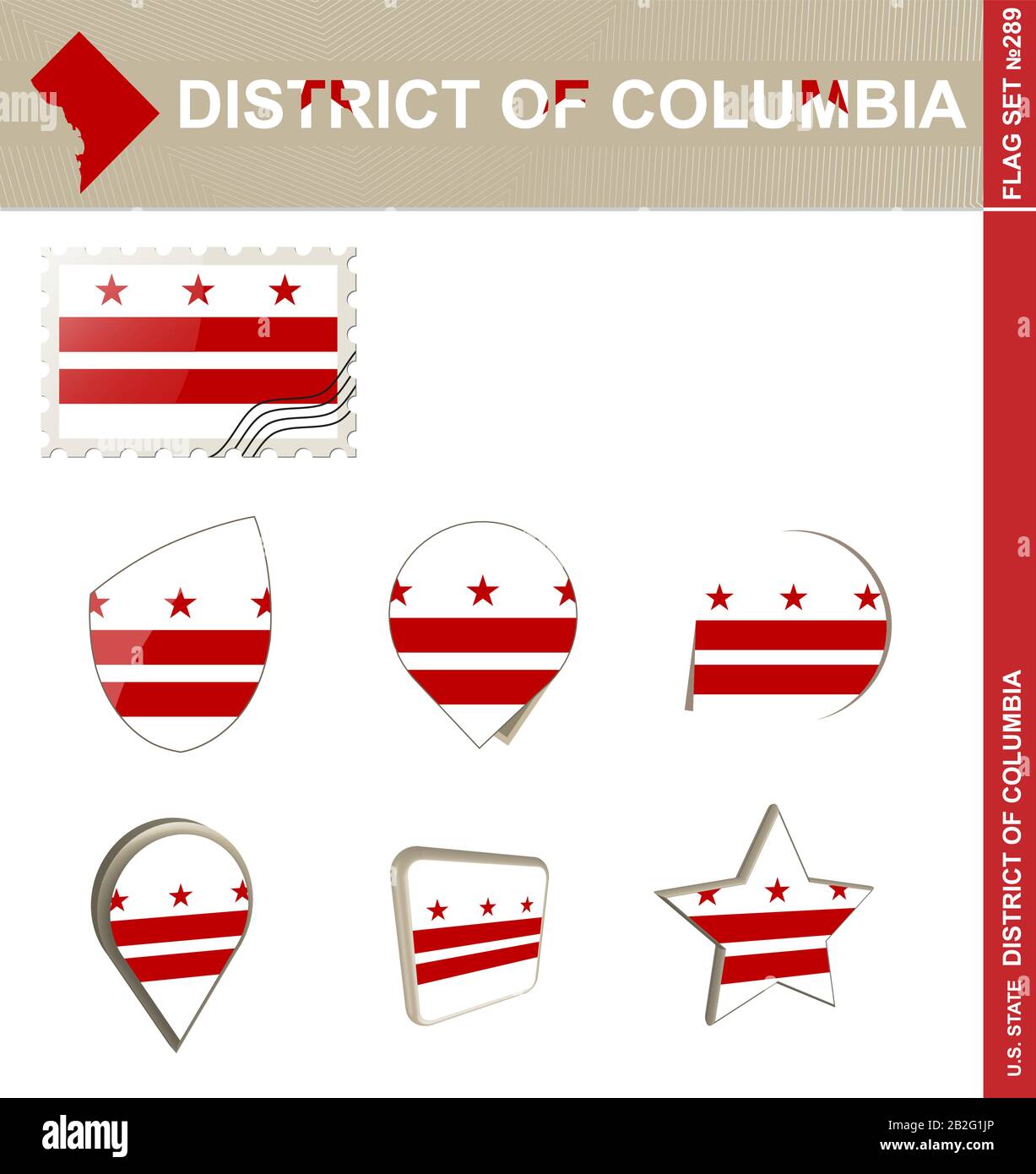 Postage stamp usa national capital Stock Vector Images - Alamy