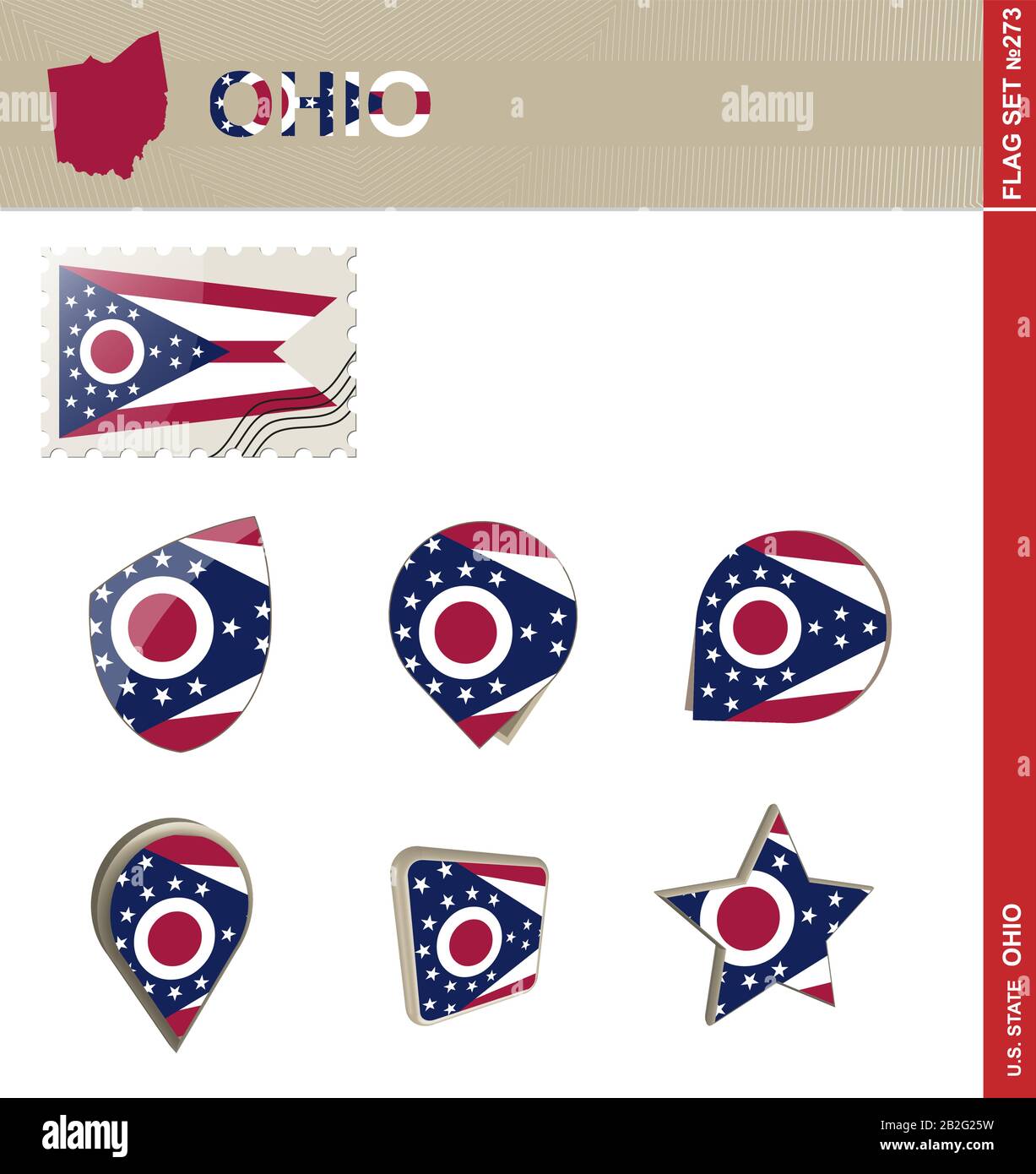 Ohio history Stock Vector Images - Alamy