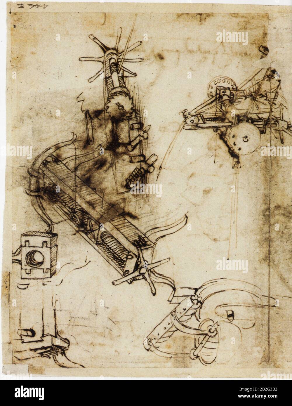 Leonardo da vinci machines hi-res stock photography and images - Alamy