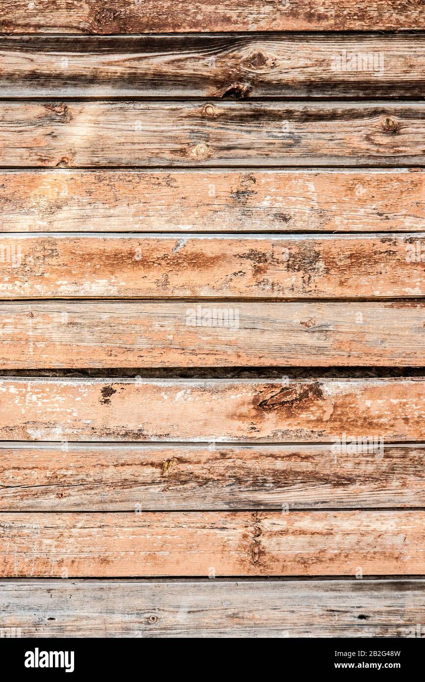 Orange color wood plank wall for background use Stock Photo - Alamy