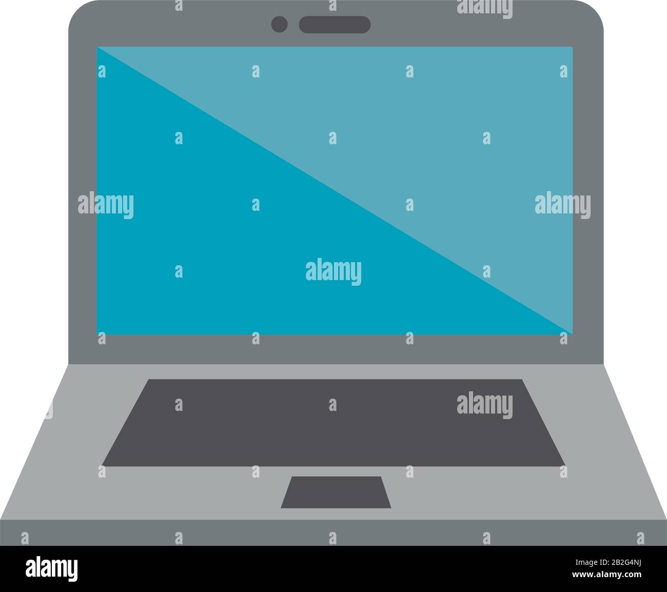 laptop computer flat style icon Stock Vector Image & Art - Alamy
