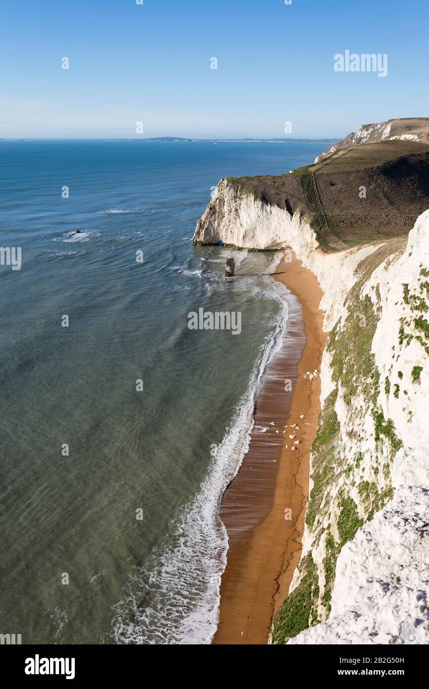 Chalk cliffs jurassic coast hi-res stock photography and images - Alamy
