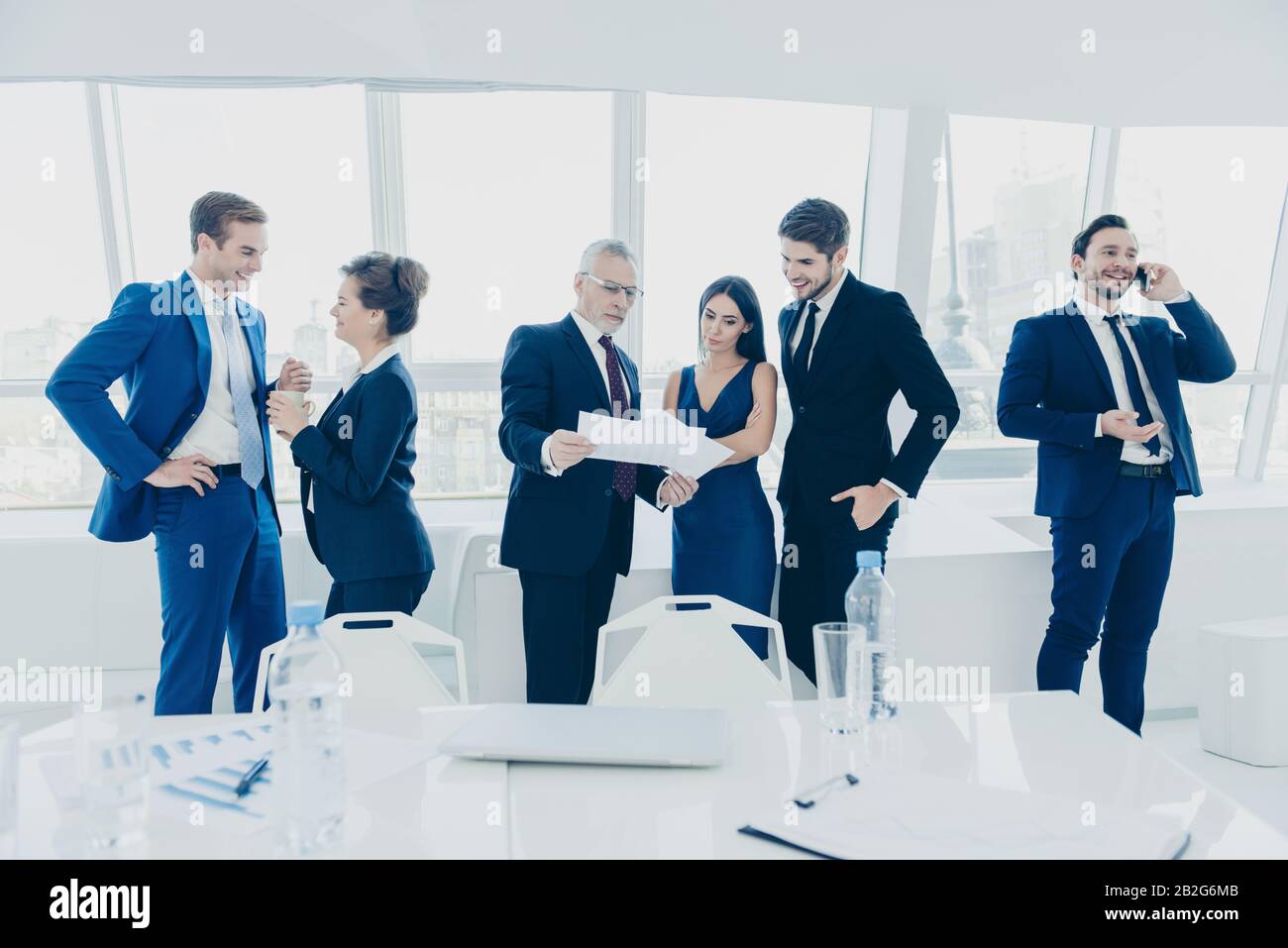 Group partners having rest hi-res stock photography and images - Alamy