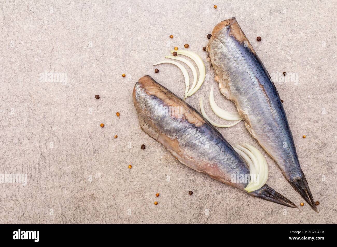 Traditional Norwegian herring "Matias Queen", whole carcasses ...