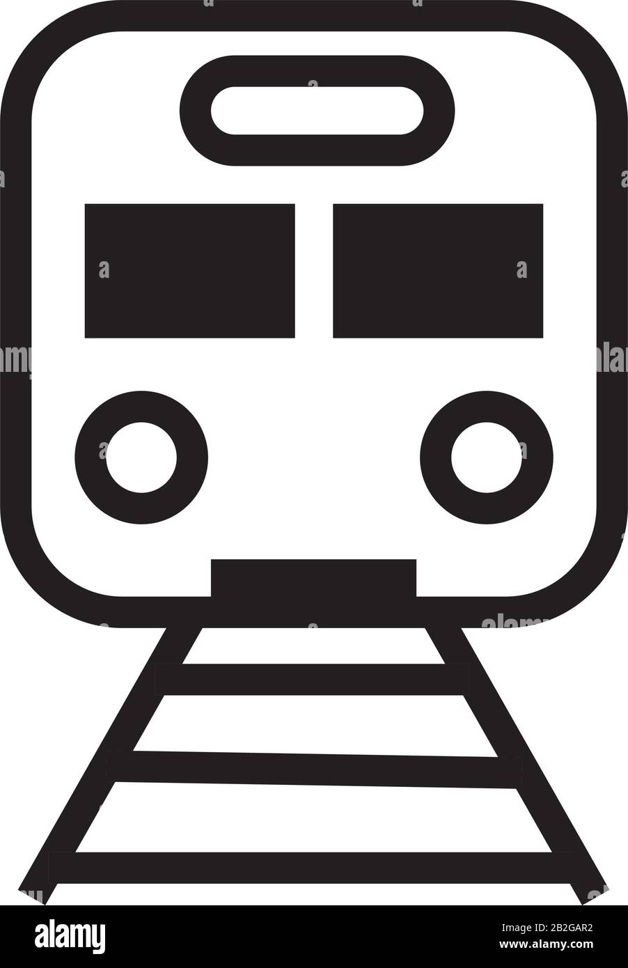 subway transport line style icon Stock Vector Image & Art - Alamy