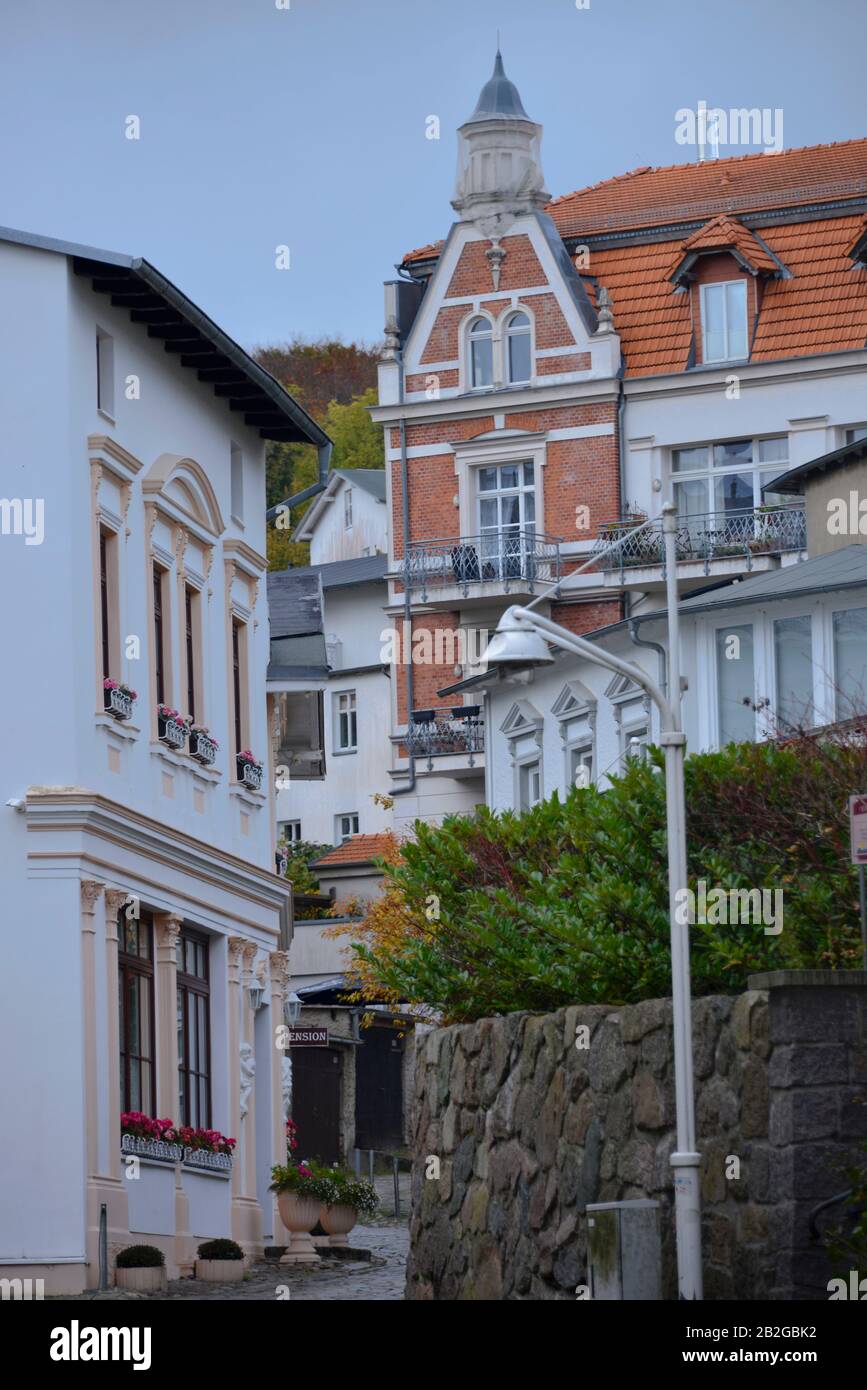 Altstadt, Sassnitz, Ruegen, Mecklenburg-Vorpommern, Deutschland Stock ...
