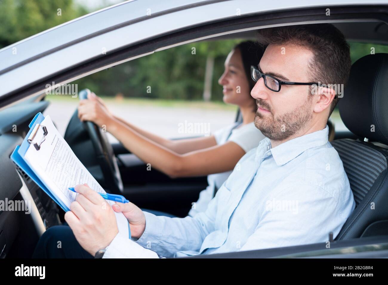 Driving lesson hi-res stock photography and images - Alamy